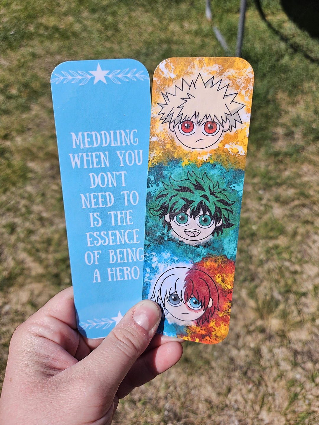 MHA Inspired Bookmarks | UA Students | Anime Bookmarks - Etsy