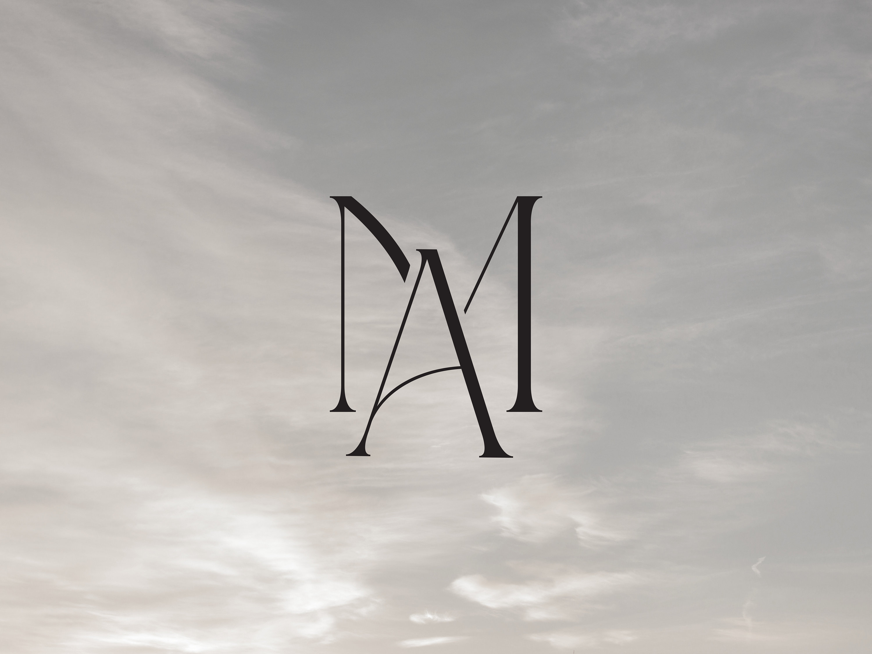 Monogram MA Initials Letter Premade SVG Logo, Personal Branding ...