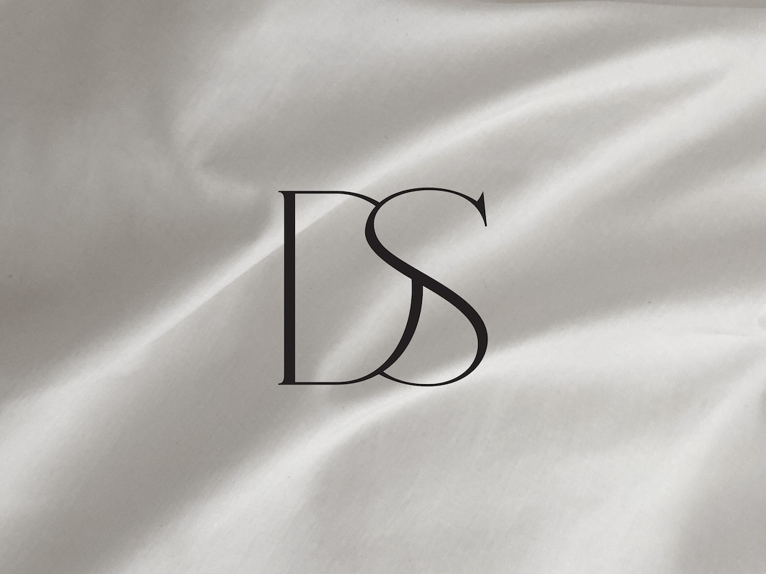 DA Initials Premade Monogram Letter SVG Logo, Personal Branding ...