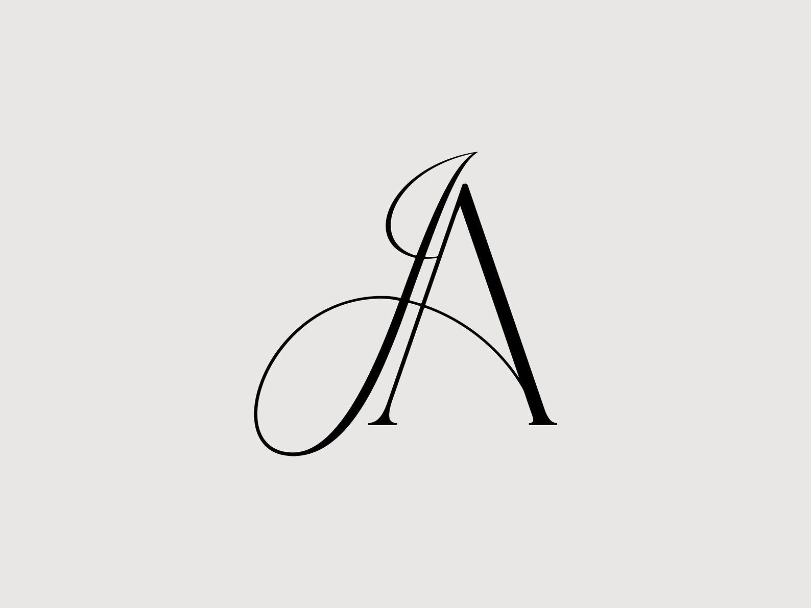 Premade JA Monogram Letter Initials SVG Logo, Personal Branding ...