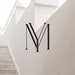 Monogram YM Initials Letter Premade SVG Logo, Personal Branding ...