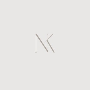 NK Initials Letter Monogram SVG Logo, Personal Branding, Wedding ...