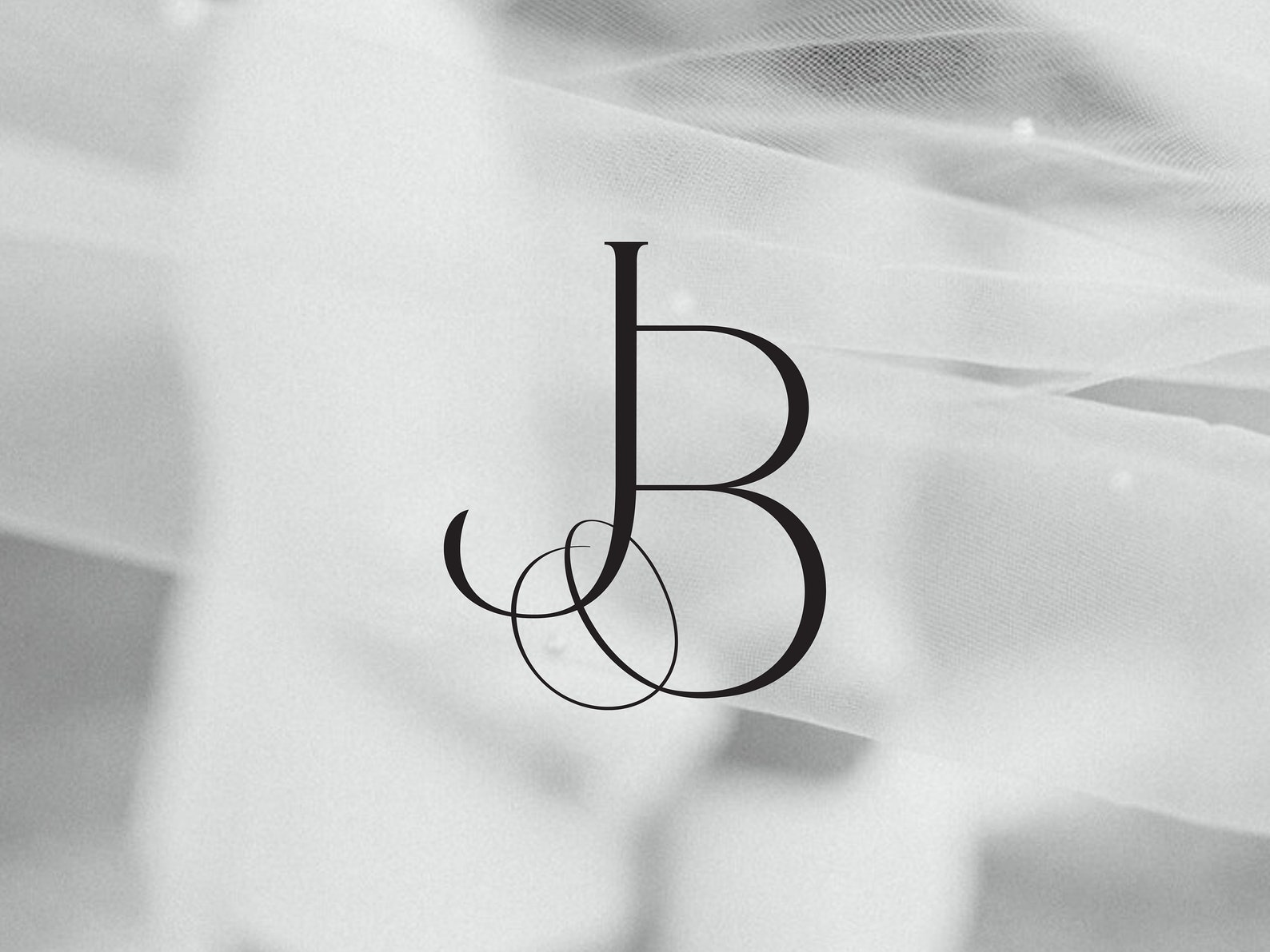 Initials JB Premade Monogram Letter SVG Logo, Personal Branding ...