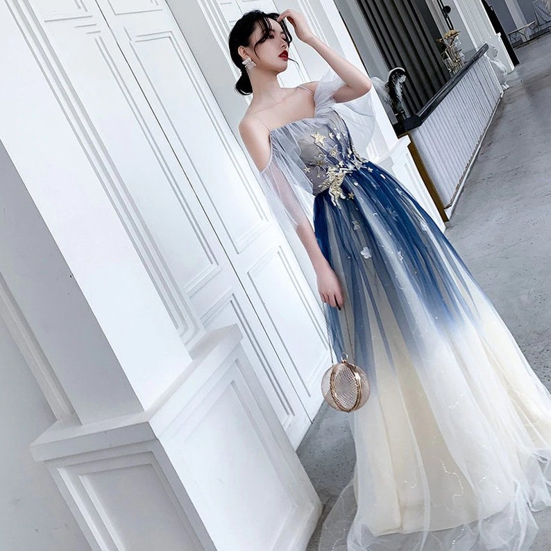 2021 Newest Celestial Prom Dress Ball Gown Long Evening Dress | Etsy