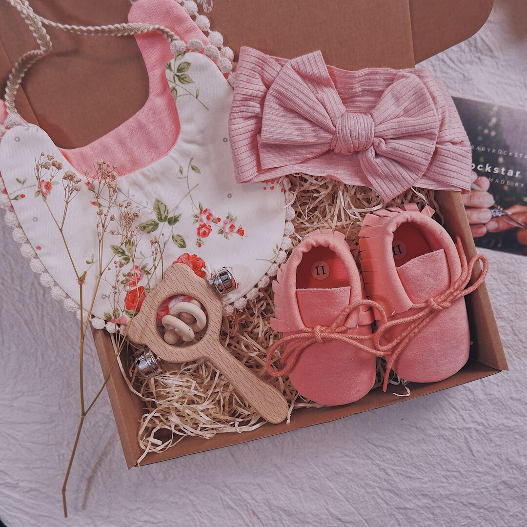 Baby Gift Box, New Born Baby Gift, Baby Shower Gift Set, Baby Girl Gift ...
