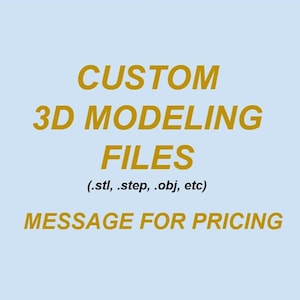 Custom 3D Print Files - Digital File Commission - Etsy