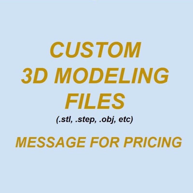 3d Model Commission - Etsy
