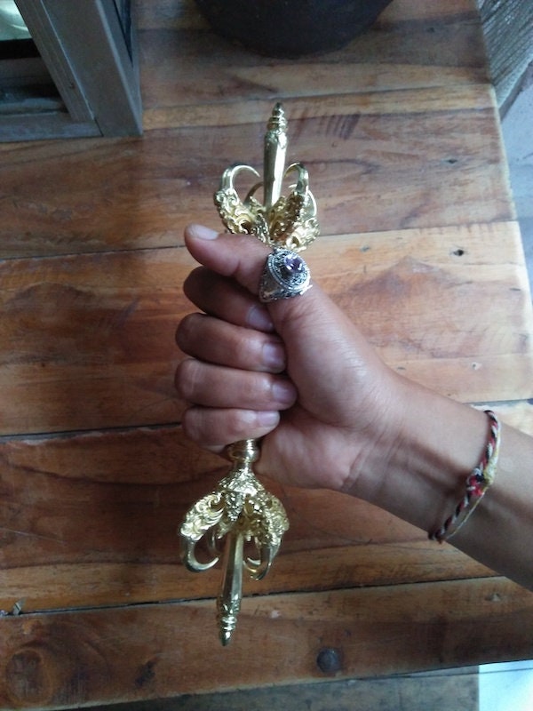 Balinese Temple Bell & Vajra Set - Etsy