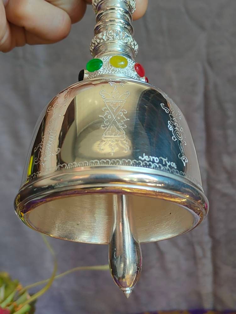 Balinese White Gold Dragon Bell - Etsy