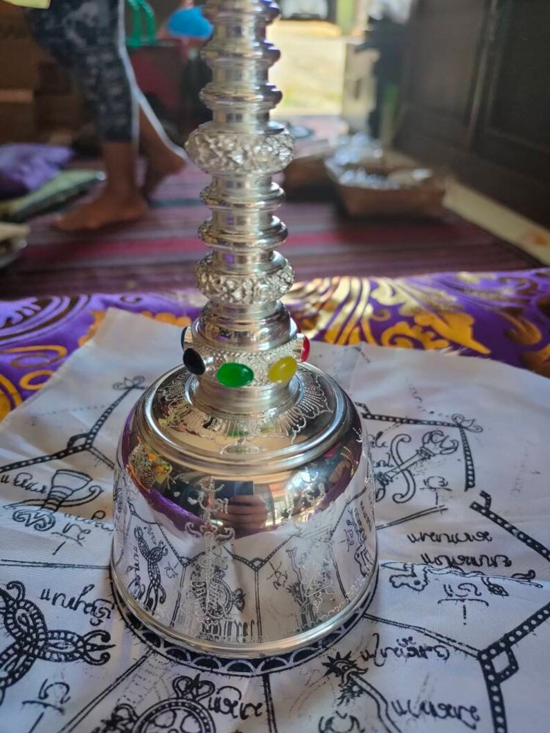 Balinese White Gold Dragon Bell - Etsy