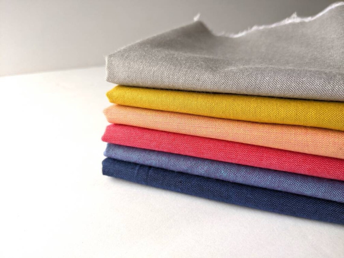 Shot Cotton Fabric Bundle Peppered Cottons Studio E Yarn - Etsy