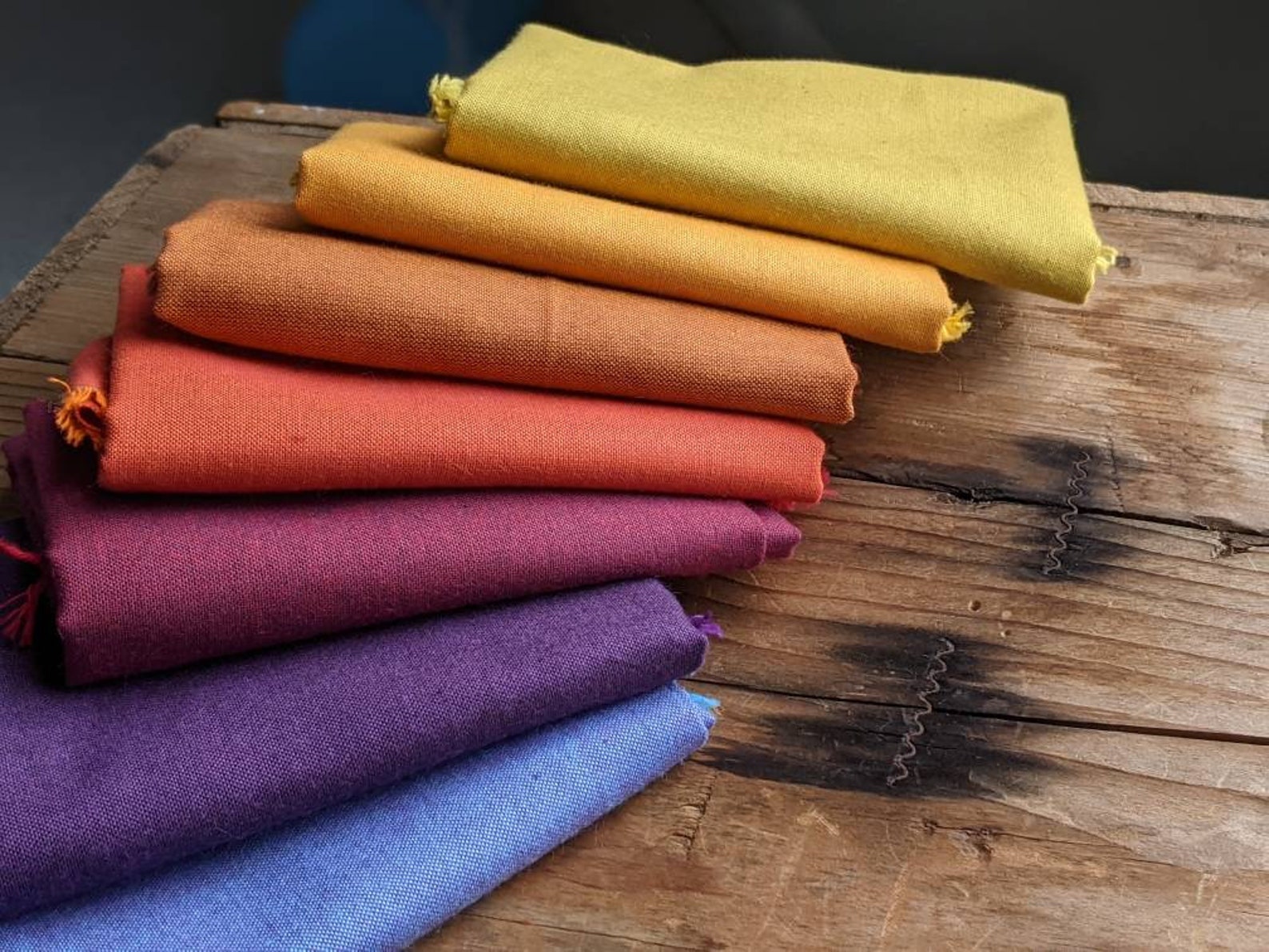 Peppered Cotton Fabric Bundle Shot Cottons Peppered Cotton - Etsy