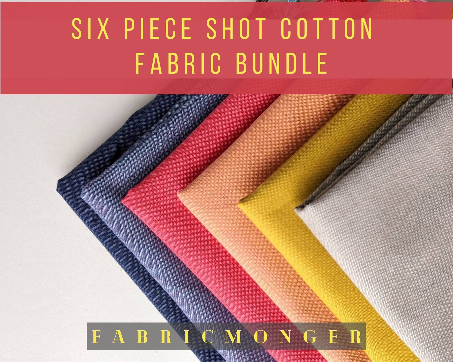 Shot Cotton Fabric Bundle Peppered Cottons Studio E Yarn - Etsy