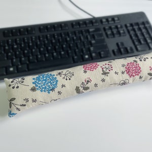 Handmade Wrist Support Pads With Flax Seed or Fabric Fill, Keyboard and ...