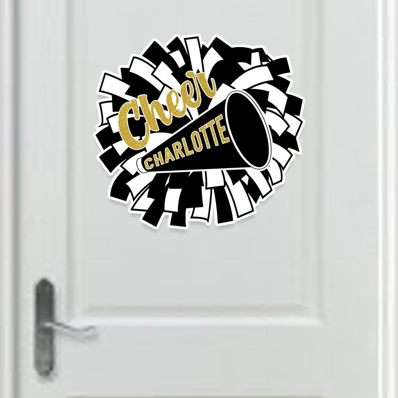 Cheerleader Door Sign - Etsy