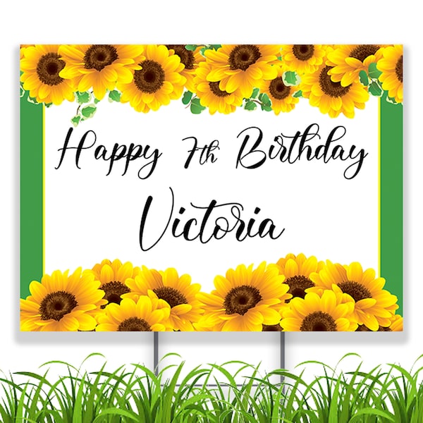 Sunflower Birthday - Etsy