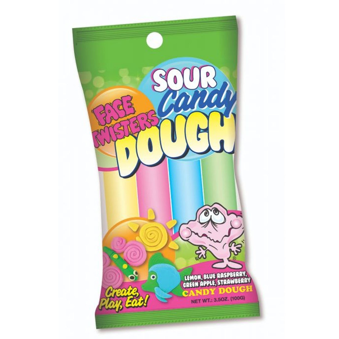 Face Twisters Sour Candy Dough | Sour Candy | Novelty Candy Party Favor ...