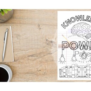 Printable PDF Power Coloring Page - Etsy