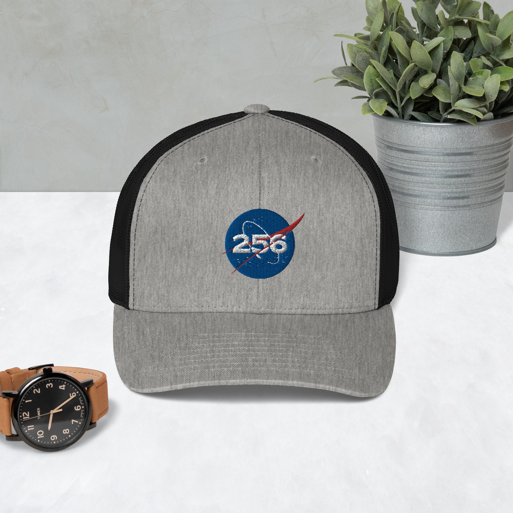 256 Nerd Nest Logo Trucker Cap - Etsy