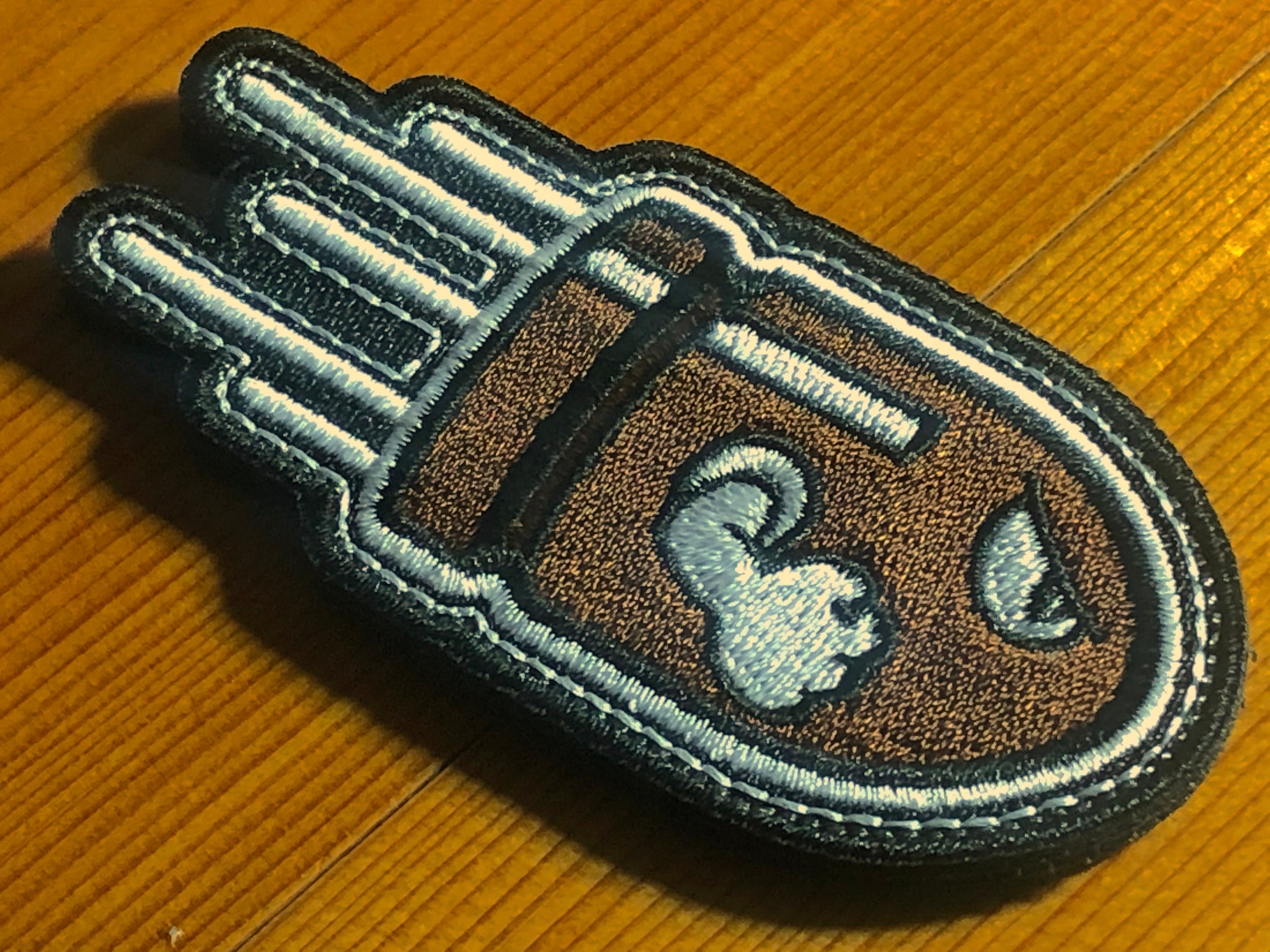 Angry Silver FLYING BULLET Patch Morale Bill Mario Subdued | Etsy