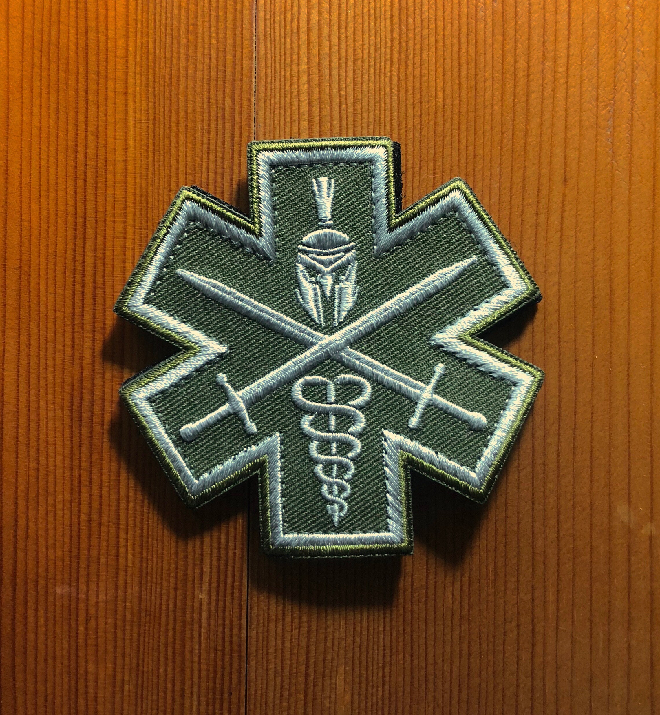 Art & Collectibles Memorabilia SPARTA Embroidered Spartan Helmet Medical EMT Medic Combat ...