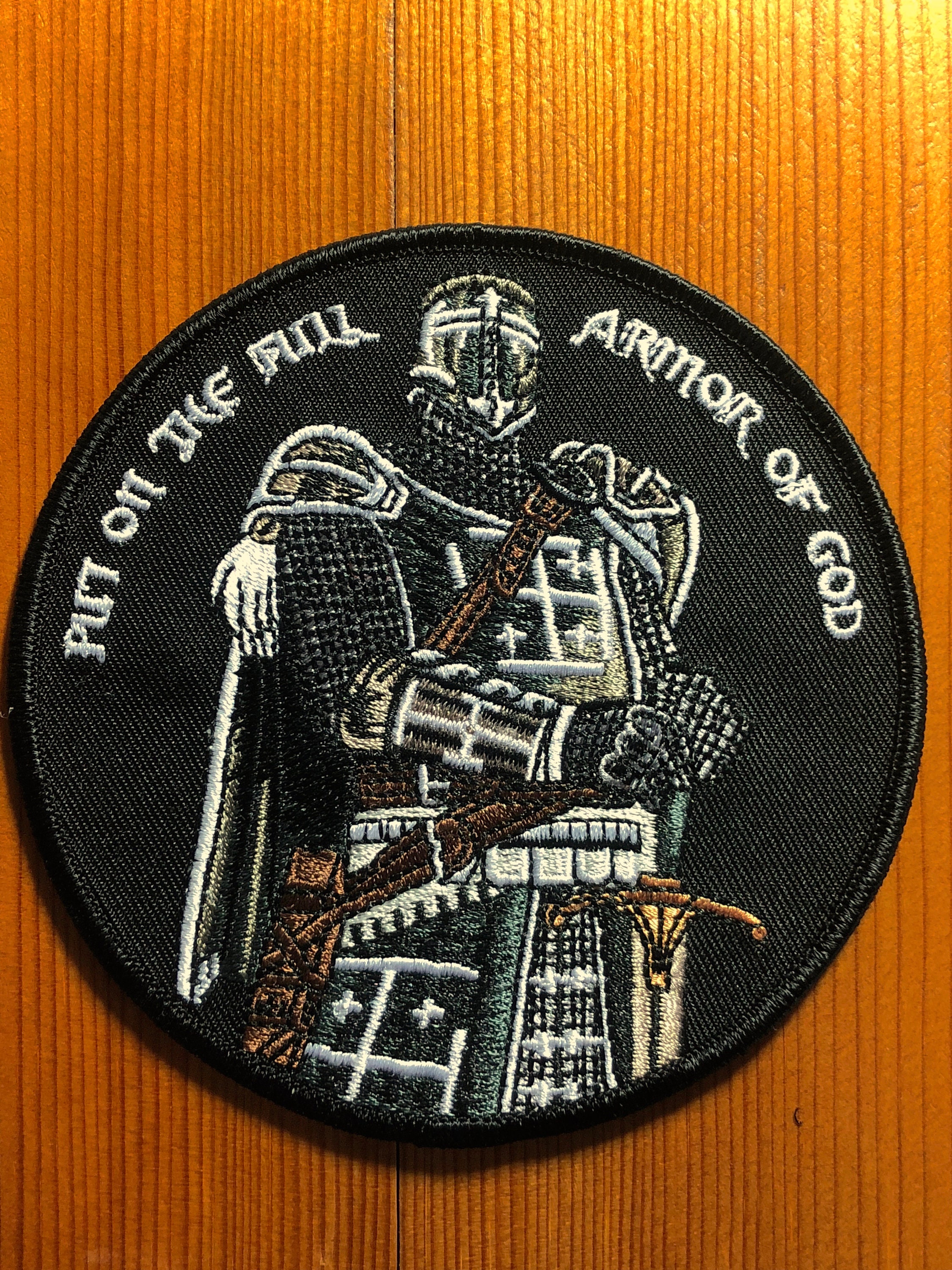 Put On Full Armor Of God Patch Morale Tactical Deus Vult Army Etsy