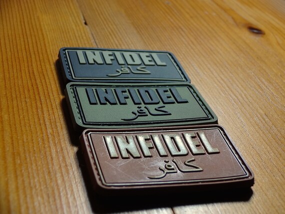 Art & Collectibles Collectibles INFIDEL Patch Morale Green Tactical Bag ...