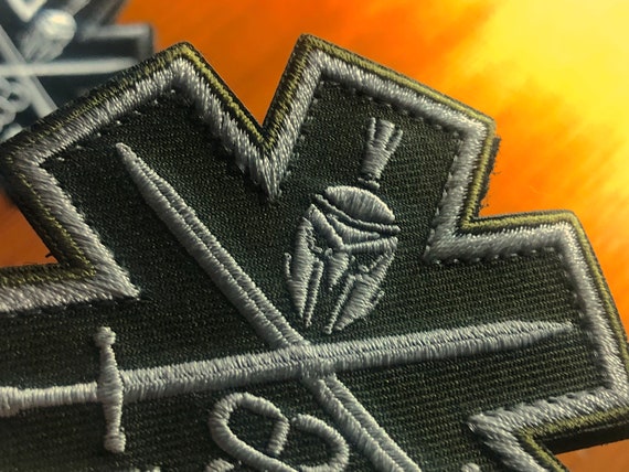 Art & Collectibles Memorabilia SPARTA Embroidered Spartan Helmet Medical EMT Medic Combat ...