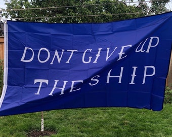 Framed Flag Dont Give up the Ship | Etsy