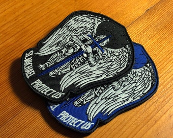 St Michael Police Patch - Etsy