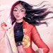 Modern Mulan Disney Fine Art Print - Etsy