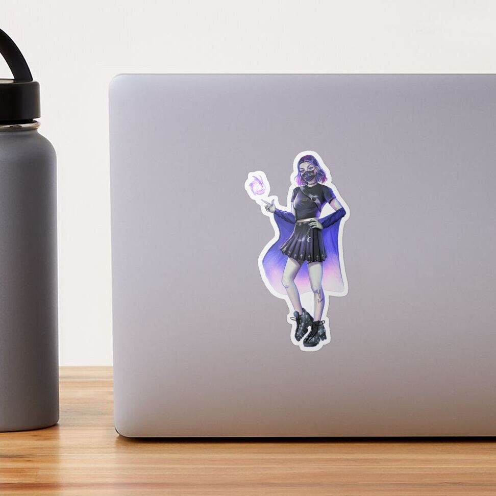 Modern Raven Teen Titans GO Sticker - Etsy