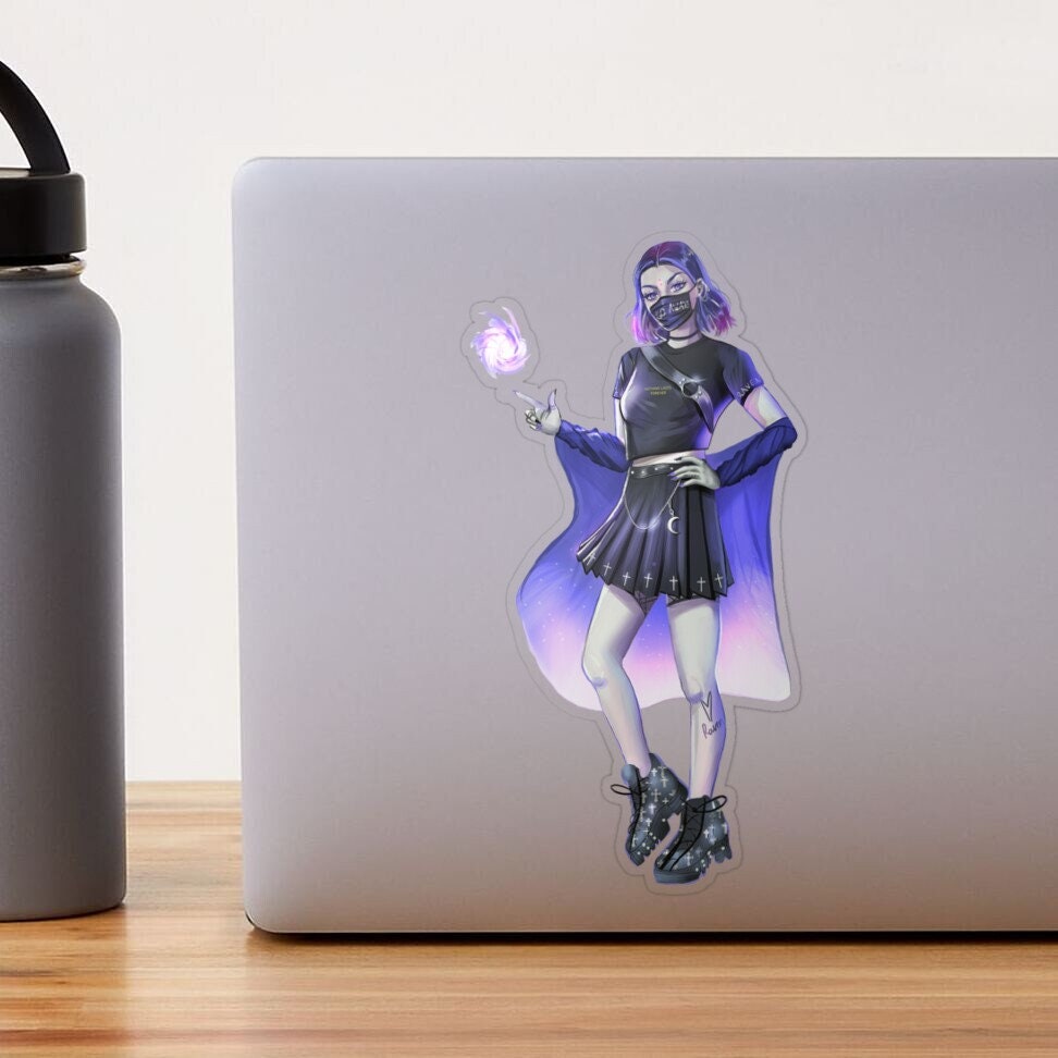 Modern Raven Teen Titans GO Sticker - Etsy