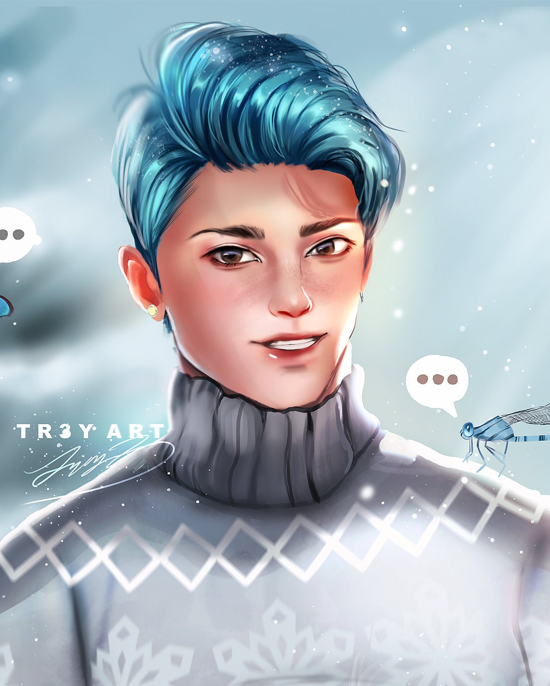 Sherb Animal Crossing Art Print - Etsy