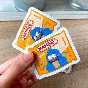 Cute Mamee Noodle Sticker, Hong Kong Snacks Sticker, Asian Food Sticker ...
