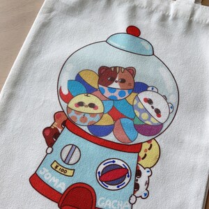 Cute Gachapon Tote Bag Mochi and Friends Reusable Bag - Etsy