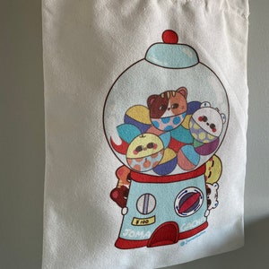 Cute Gachapon Tote Bag Mochi and Friends Reusable Bag - Etsy