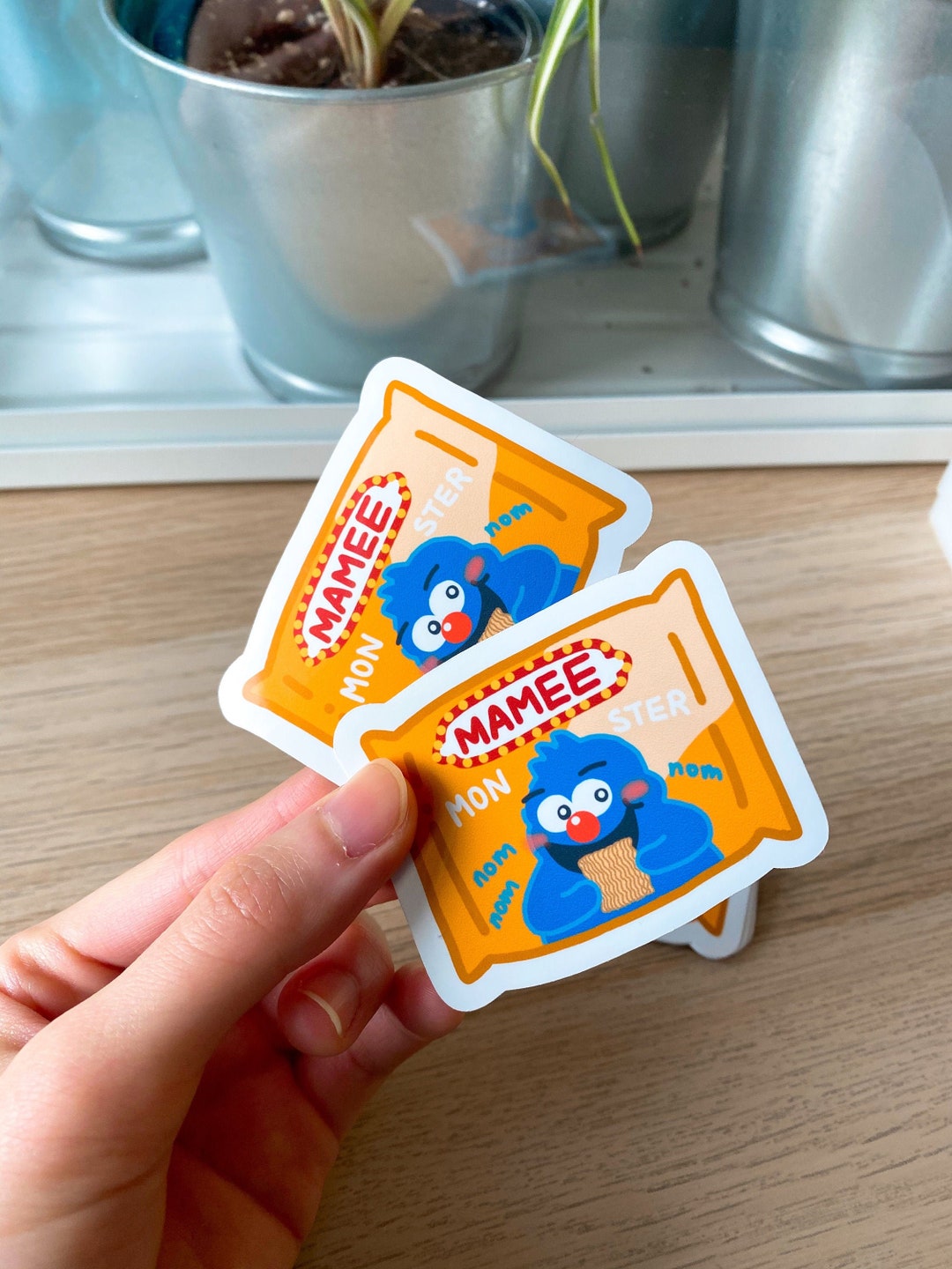 Cute Mamee Noodle Sticker, Hong Kong Snacks Sticker, Asian Food Sticker ...
