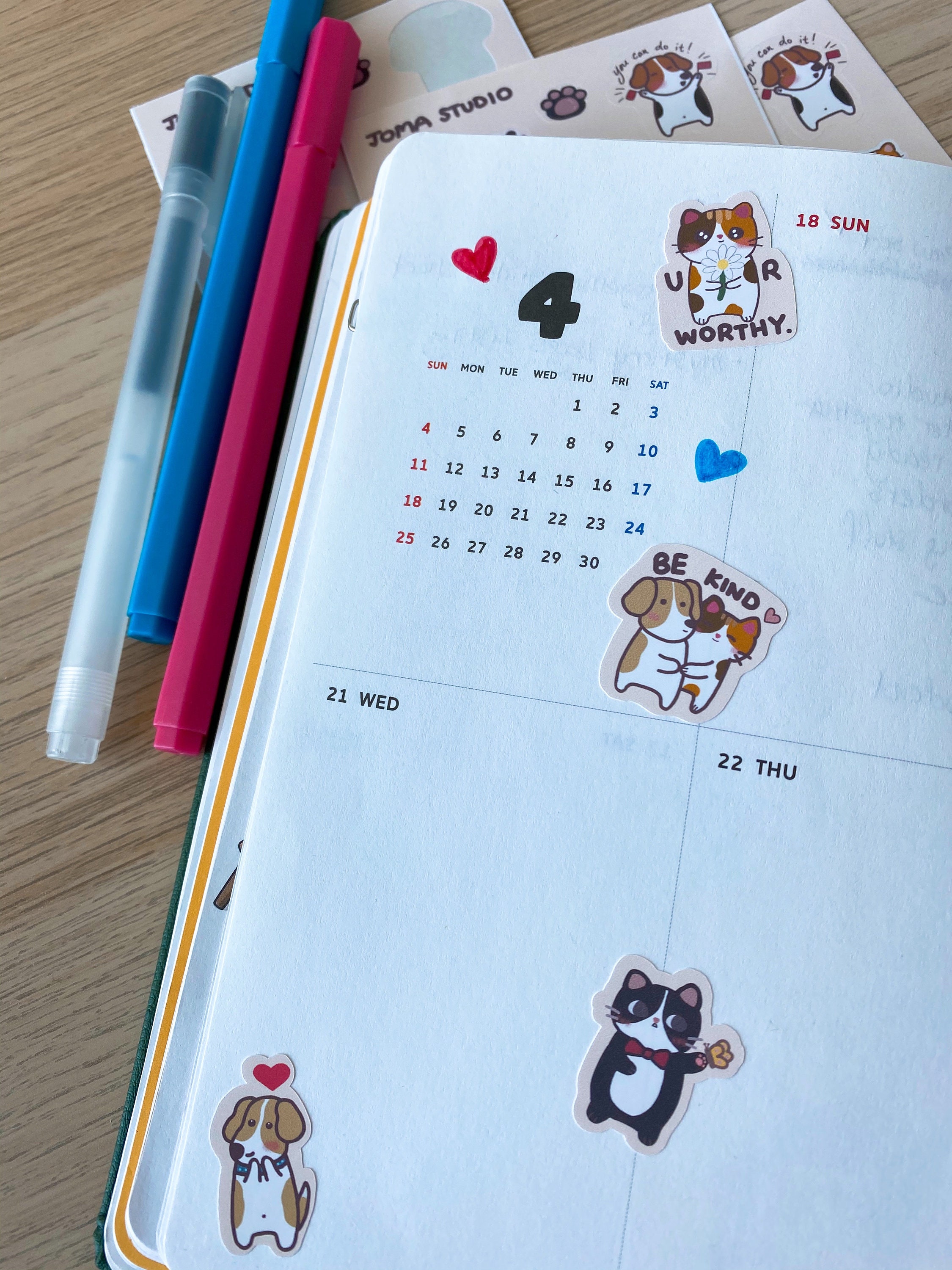 Better Together Sticker Bundle Value Sticker Pack Cats and - Etsy UK