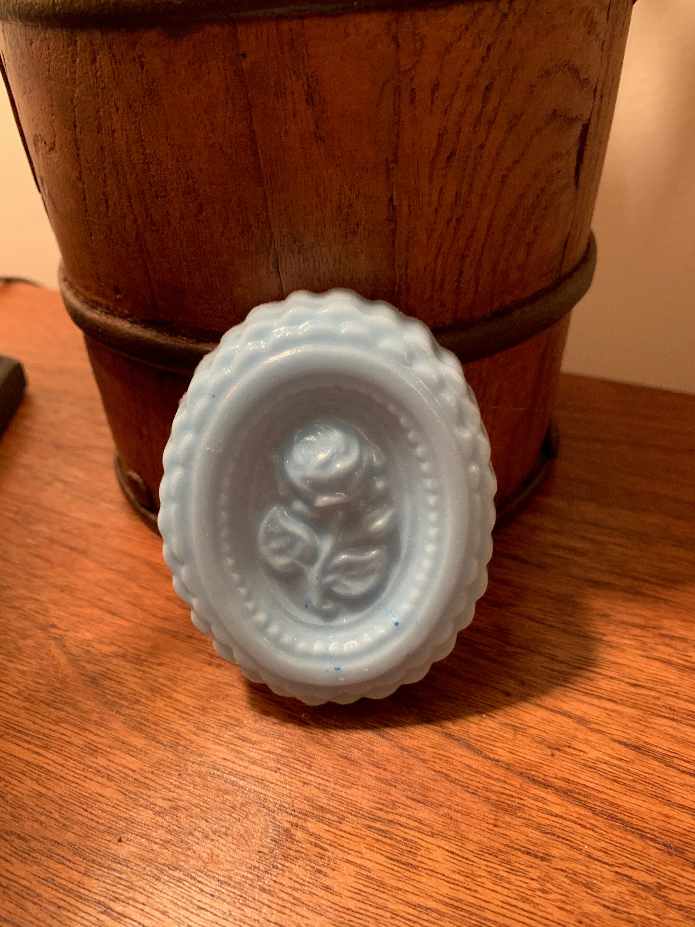 Handmade Oval Rose Soap Bar - Etsy
