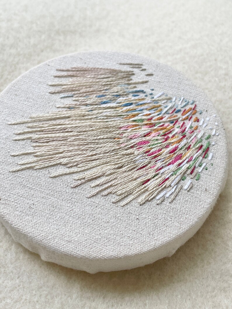 Abstract Embroidery, Embroidered Canvas, Interior Design Home Decor, 3 ...