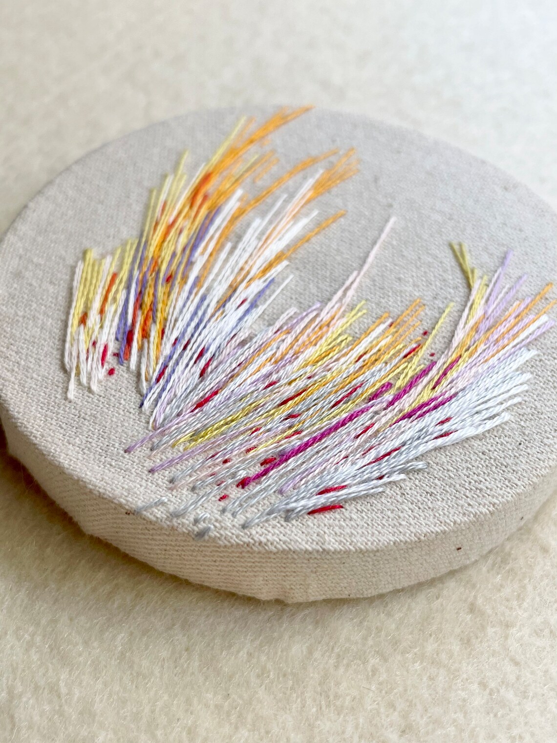 Abstract Embroidery Embroidered Canvas Interior Design Home - Etsy