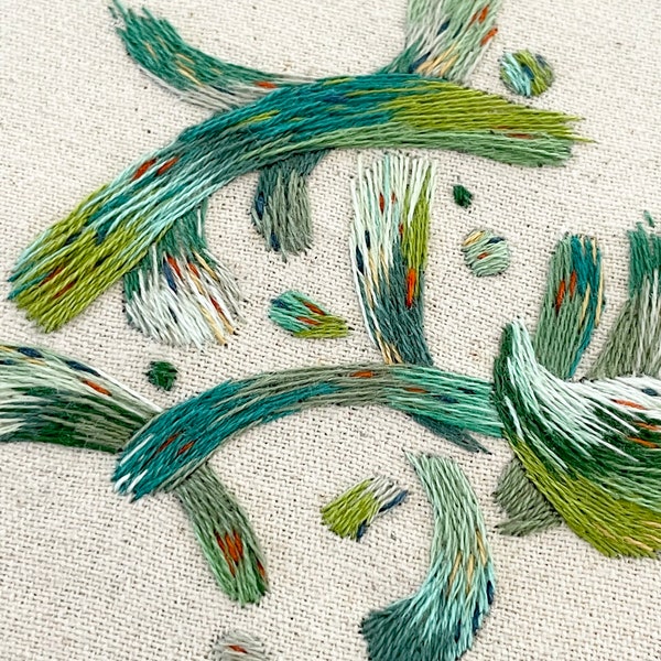 Abstract Embroidery - Etsy