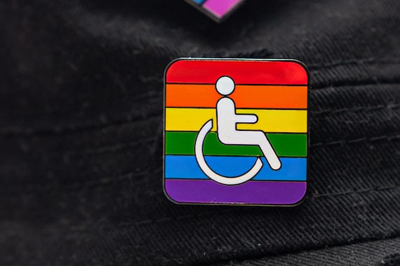 Disabled Pride Disability Handicapped International Symbol of | Etsy