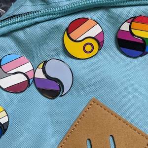 Customizable Pride Pin Half: Mix 'n Match Queer, Trans, & Pronoun Pins ...