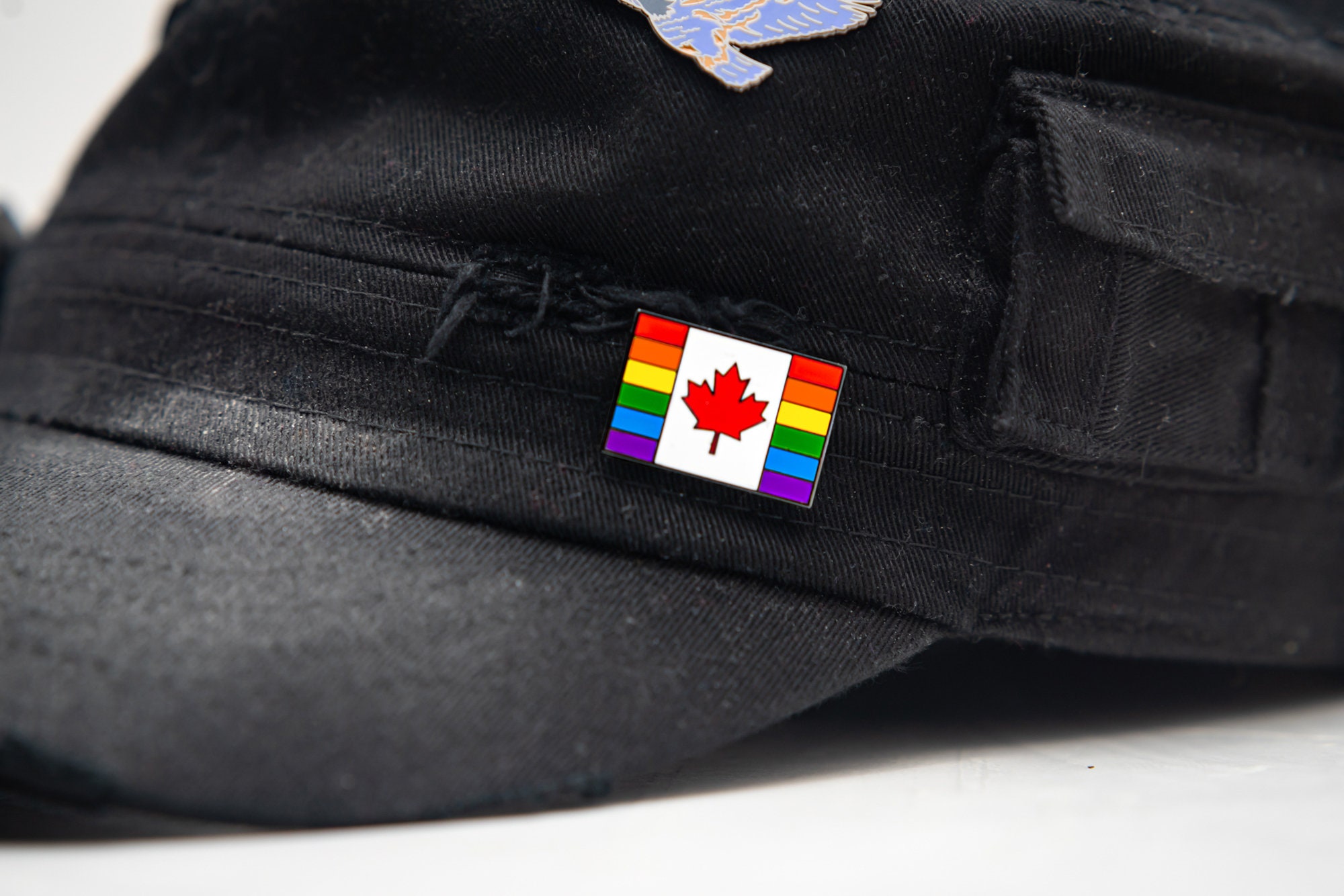 Canadian Pride Flag Enamel Pin Badge Rainbow Lapel LGBTQ Gay - Etsy