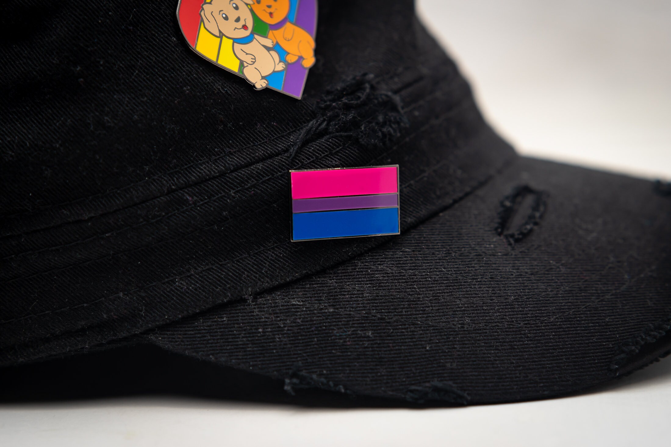 Bisexual Pride Flag Enamel Pin, LGBTQ Bi Pride Lapel - Etsy