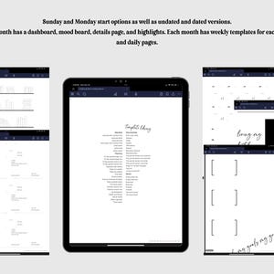 My Documented Editorial | Digital Planner Journal | Undated and Dated ...