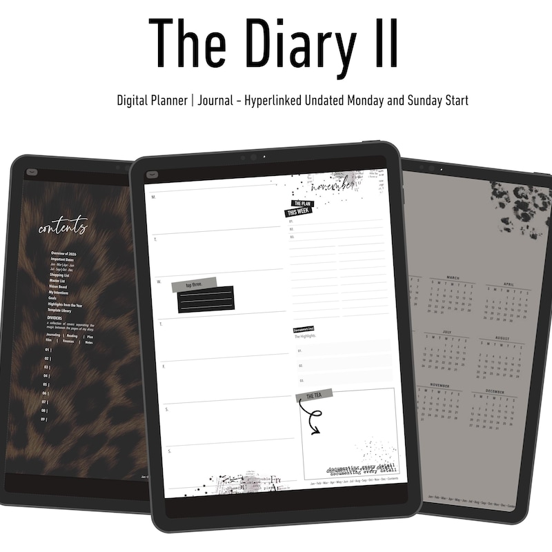 Pink Digital Diary 2026 - Etsy