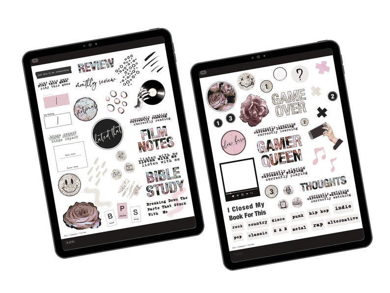 Book, Show, Movie, Gaming Digital Journal Stickers: Do Not Disturb ...